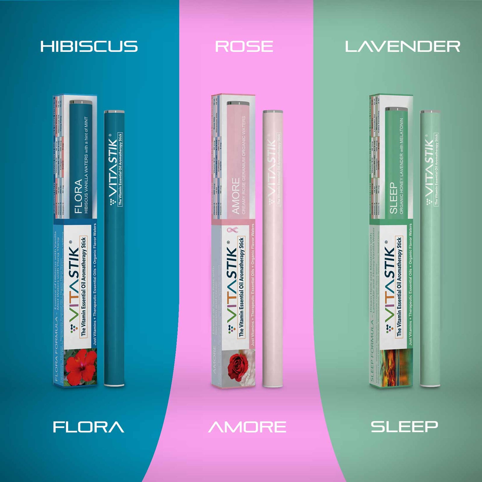 VitaStik 3 Pack - The Vitamin Aromatherapy Diffuser Stick