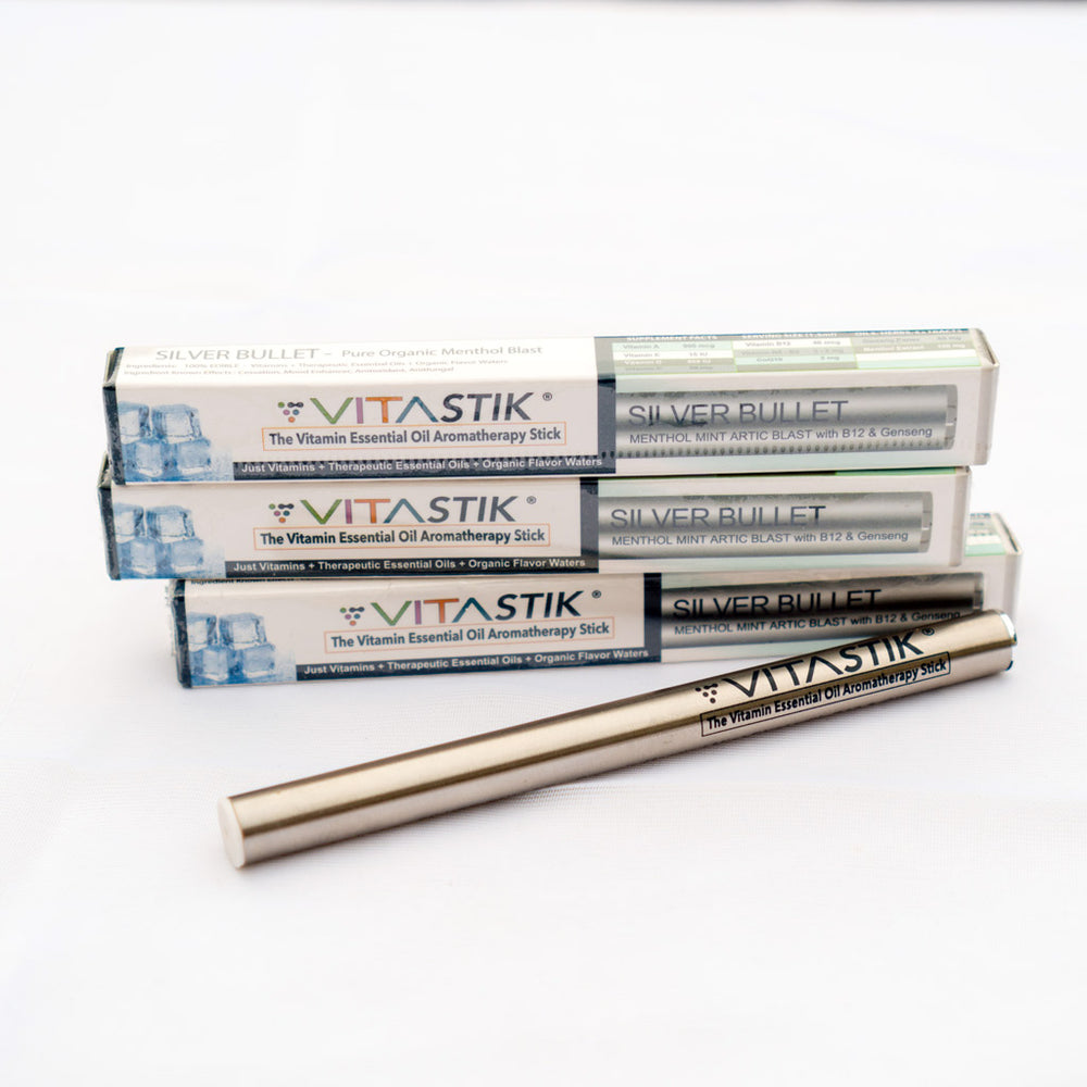 Silver MENTHOL BLAST - Asthma, Nasal, Allergy Relief - VitaStik